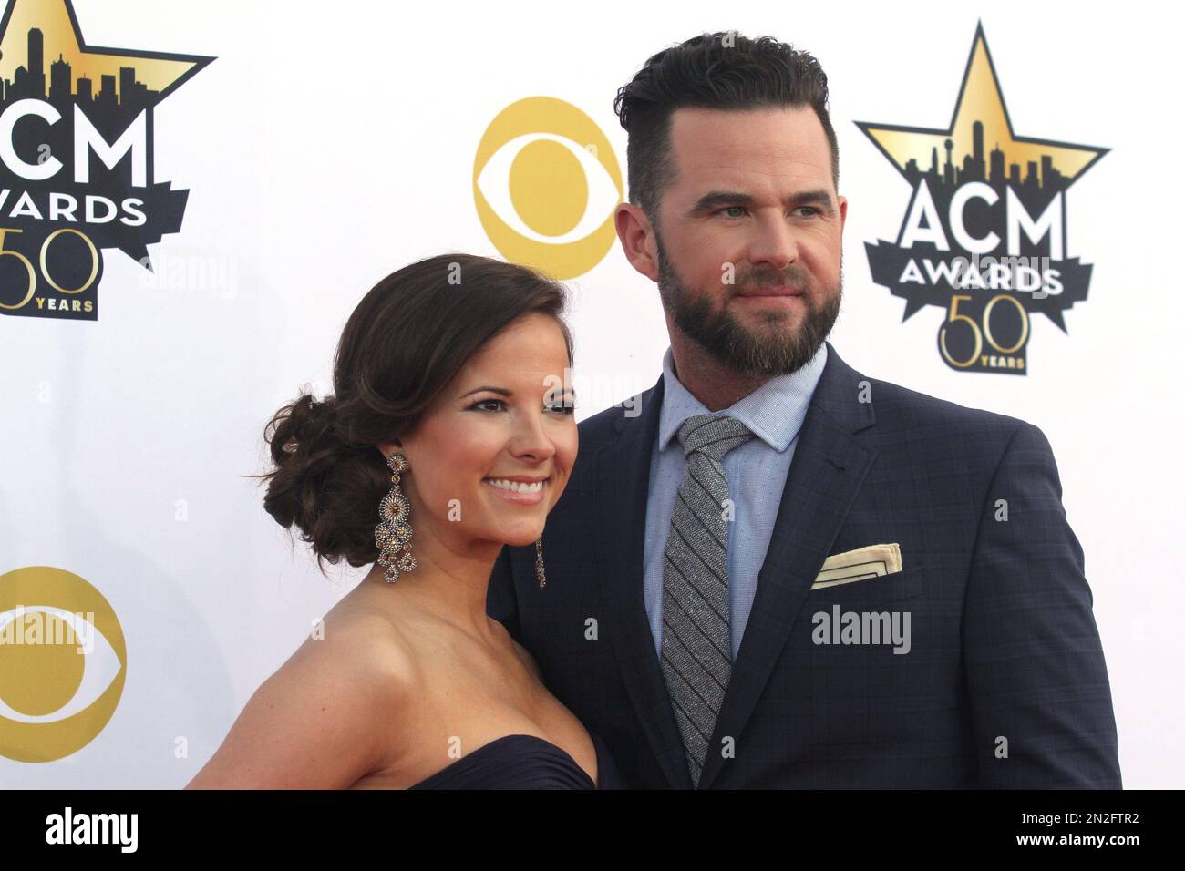 Bryan Dawley, left, and Rachel Beauregard, of Native Run, arrive at the ...