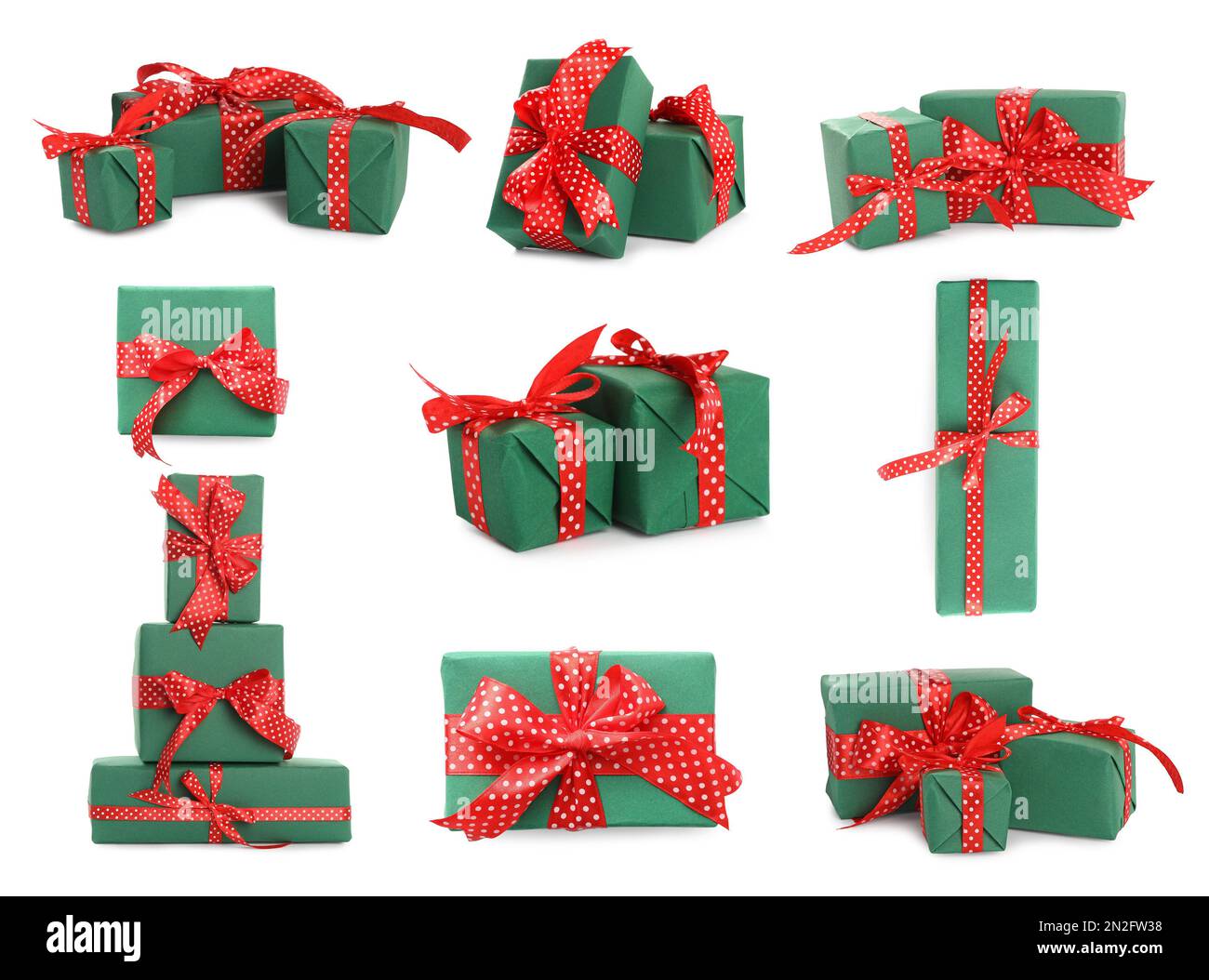 Set different gift boxes hi-res stock photography and images - Alamy