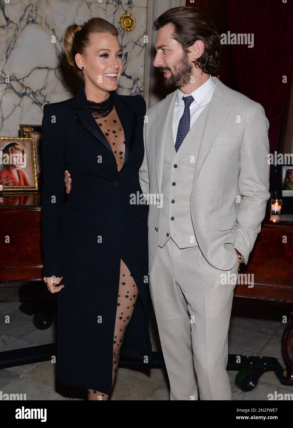 Actors Blake Lively and Michiel Huisman attend the premiere party for ...