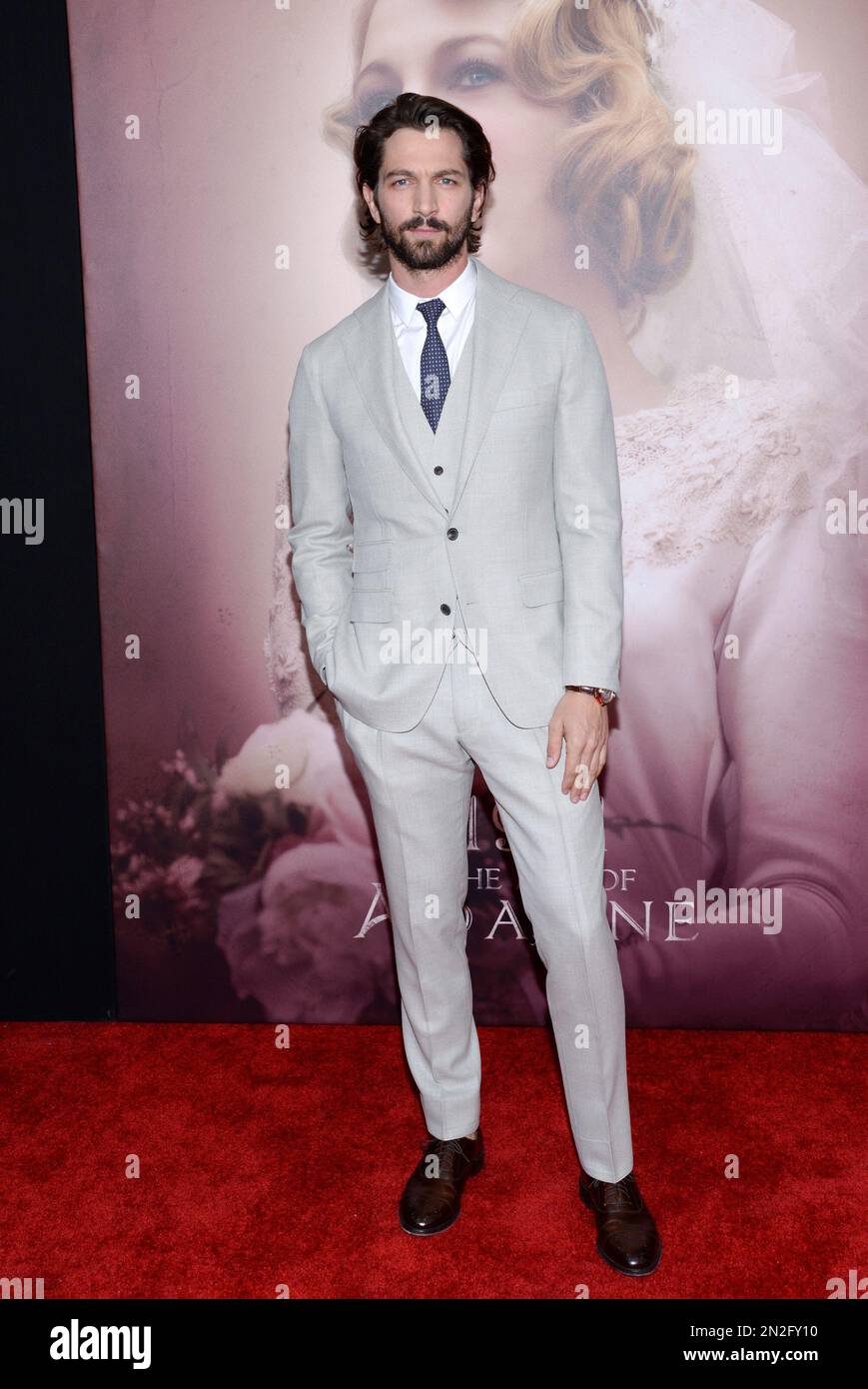 Actor Michiel Huisman attends the premiere of "The Age of Adaline" at ...
