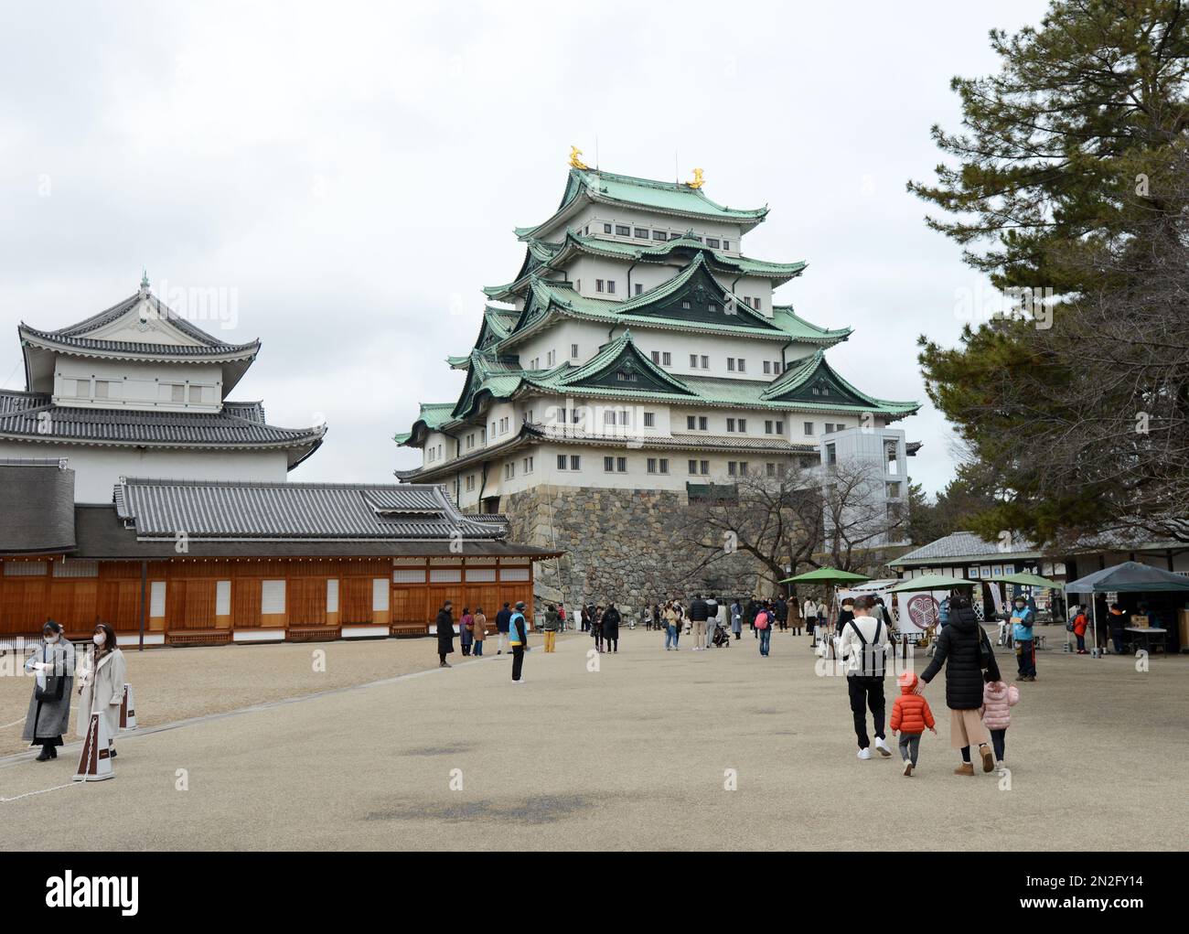 The beautiful Nagoya castle in Nagoya, Japan Stock Photo - Alamy