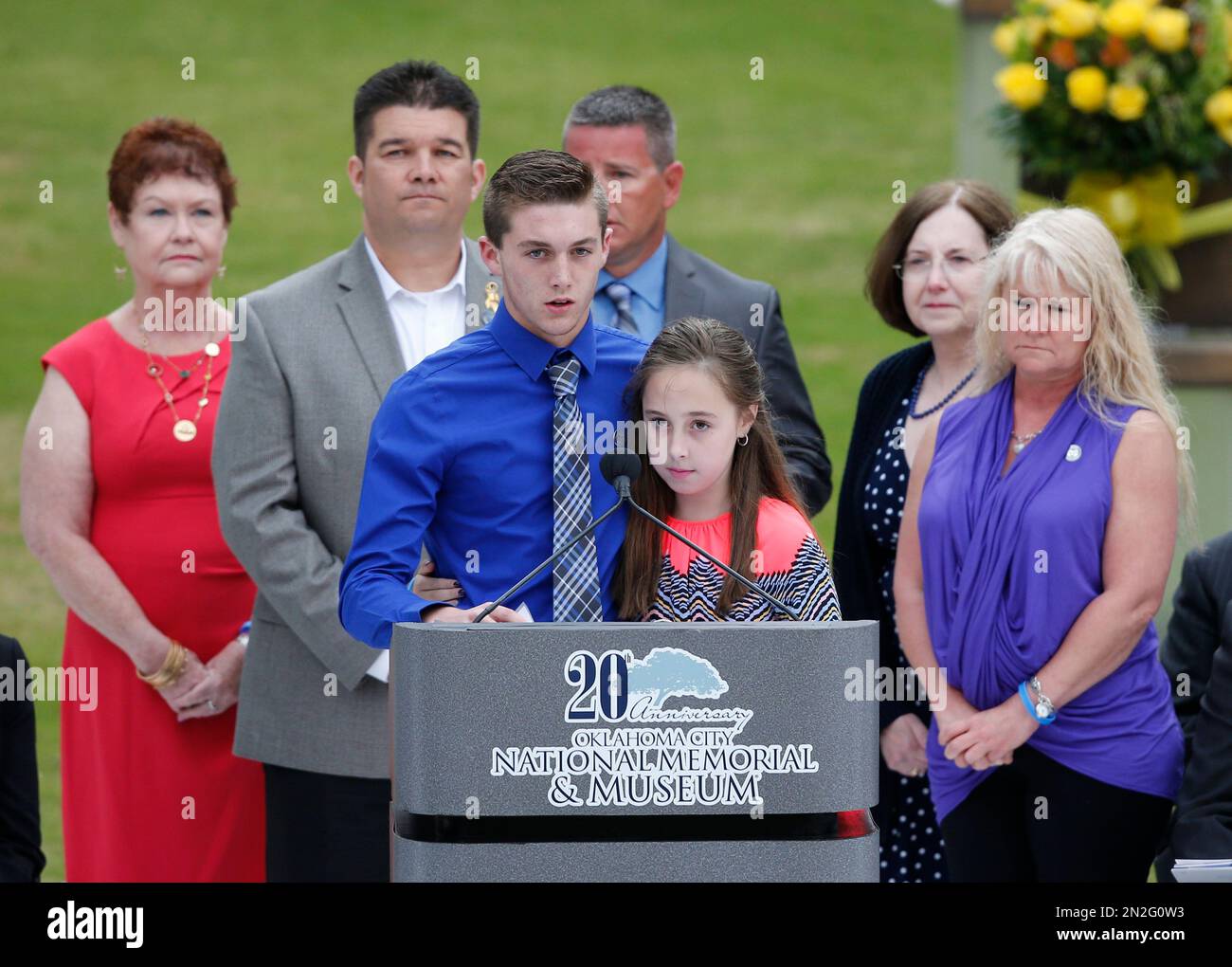 Walker Brown and Graecin Einhorn, grandchildren of bombing victim David ...