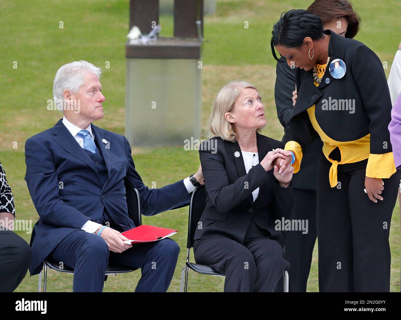 Former President Bill Clinton, left, and former state Rep. Susan ...