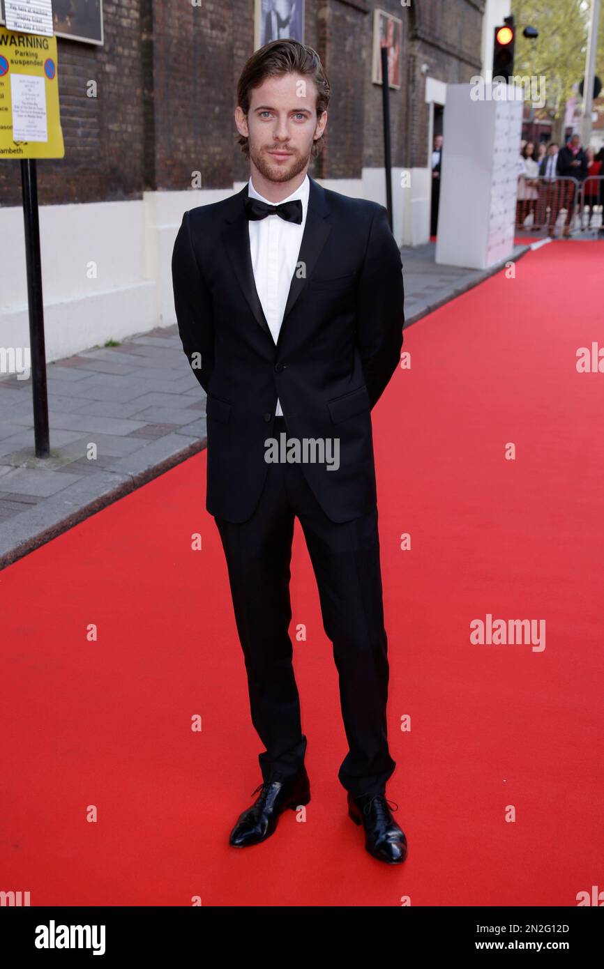 Luke Treadway poses for photographers upon arrival at the gala ...