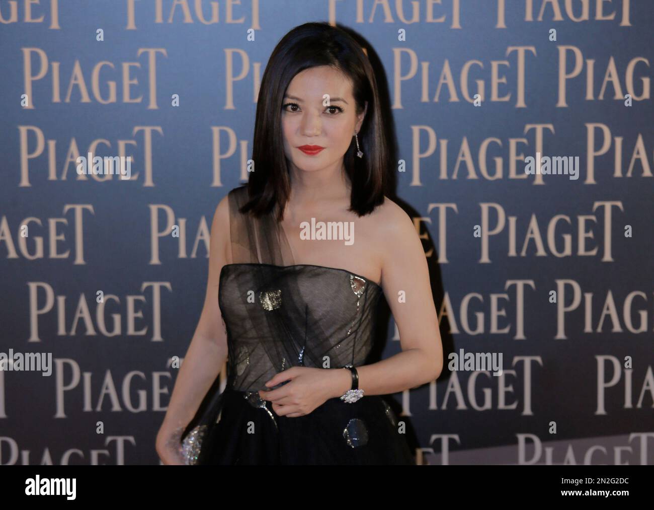Chinese actress Zhao Wei poses on the red carpet of the Hong Kong Film ...