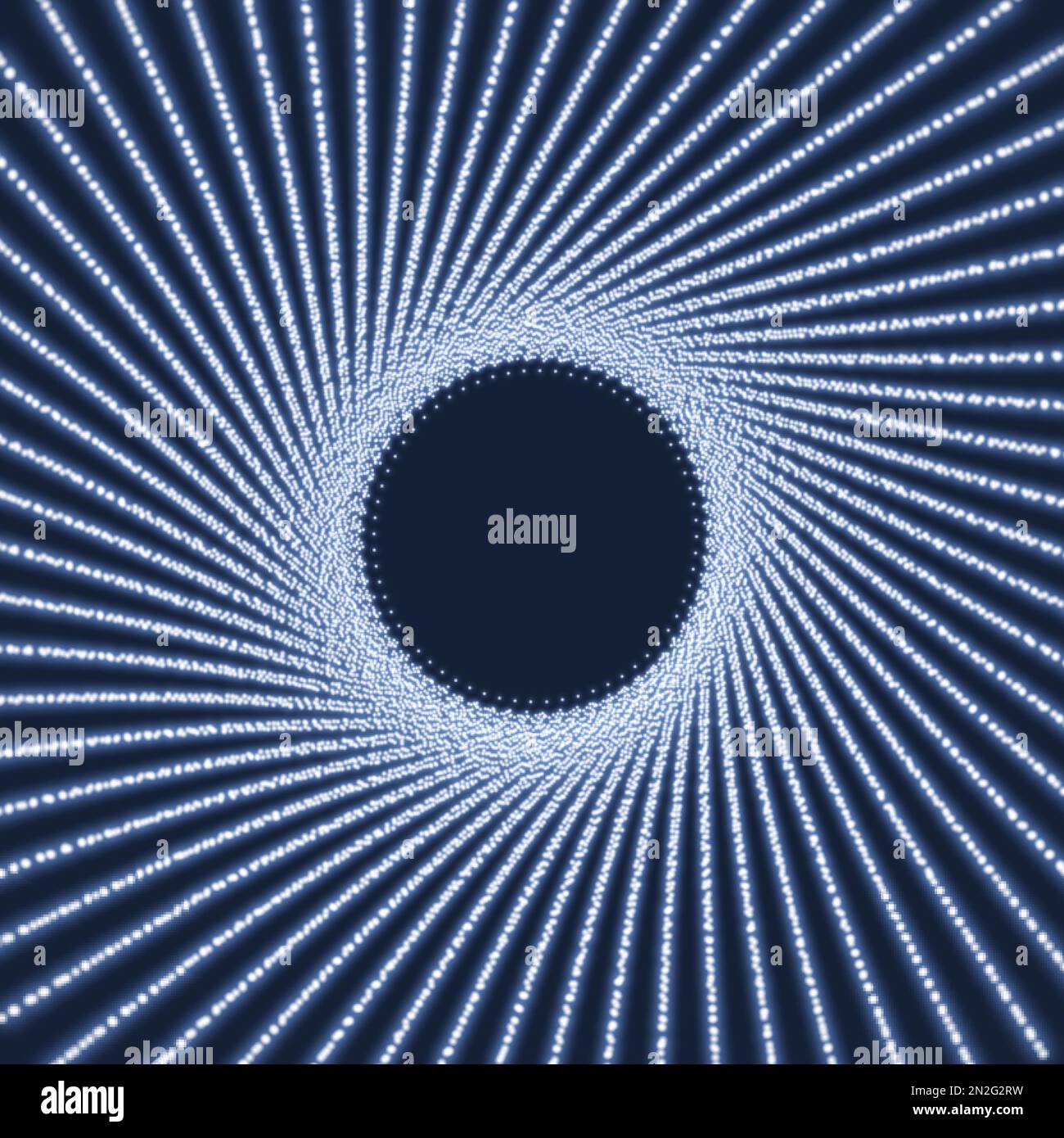 Space vortex. Black hole made from Flying Particles. Abstract Background. 3D Vector Illustration ...