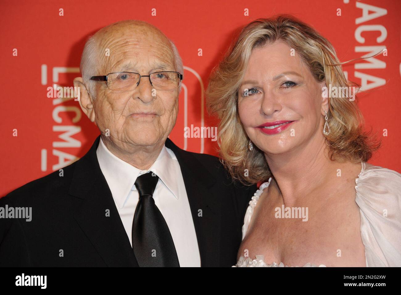 Producer Norman Lear, left, and Lyn Lear arrives at LACMA's 50th ...