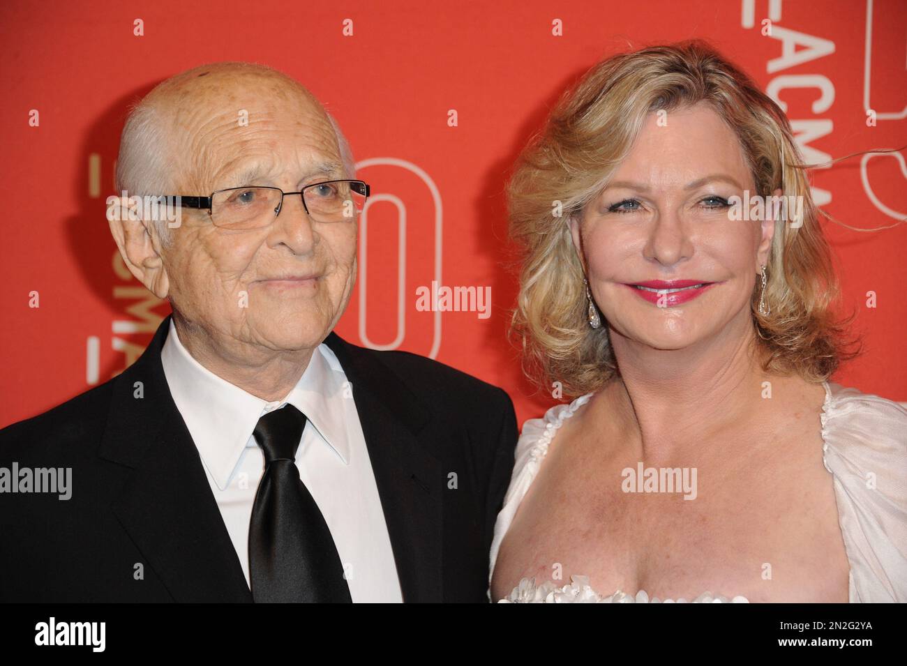 Producer Norman Lear, left, and Lyn Lear arrives at LACMA's 50th ...