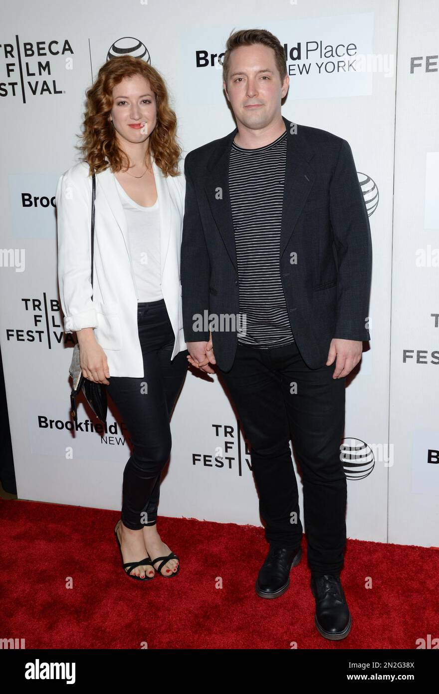 Beck Bennett and girlfriend Jessy Hodges attend the Tribeca Film ...