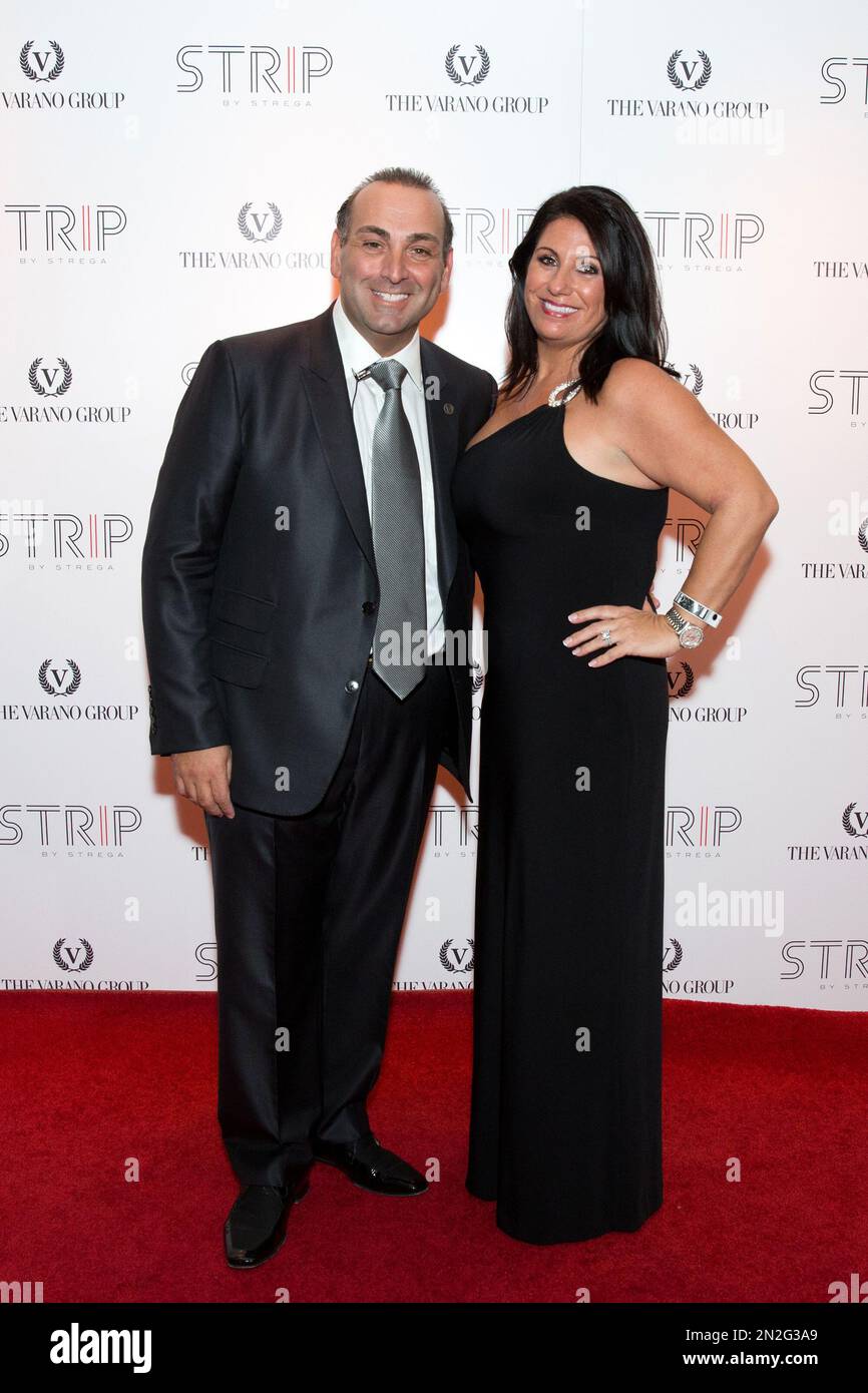 Restaurateur Nick Varano and his wife, Michelle Varano attend the STRIP ...