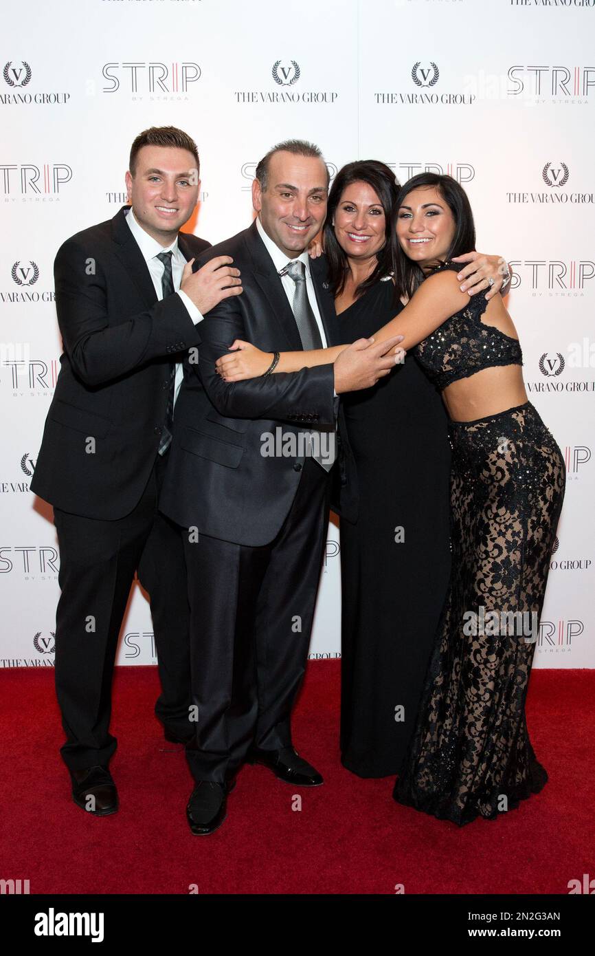 Restaurateur Nick Varano (center) with his son, Nico Varano, wife ...
