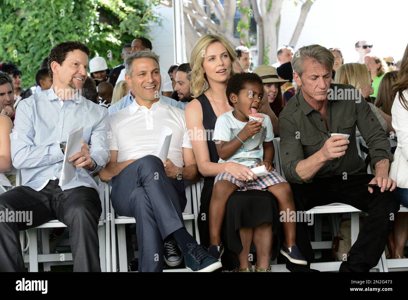 From left to right, Hasbro President and CEO Brian Goldner, WME Co-CEO ...