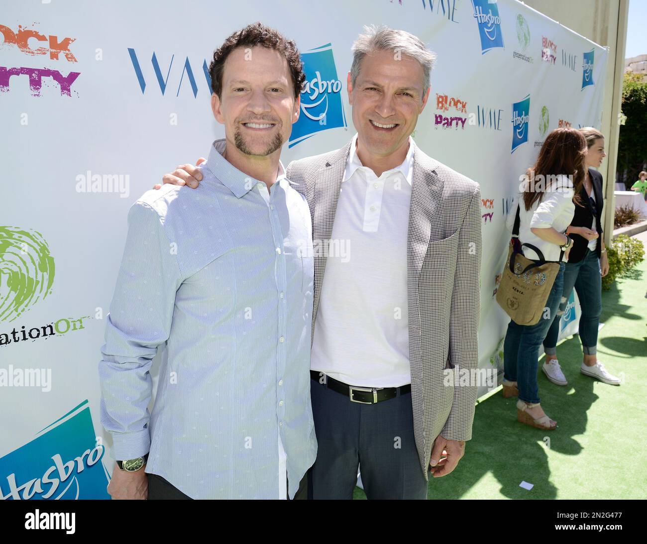 Hasbro President and CEO Brian Goldner, left, and WME Co-CEO Ari ...