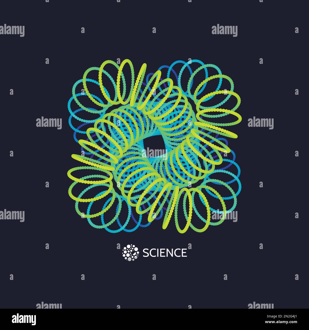 3d Connection Structure Futuristic Technology Style Abstract Design Lattice Geometric Element