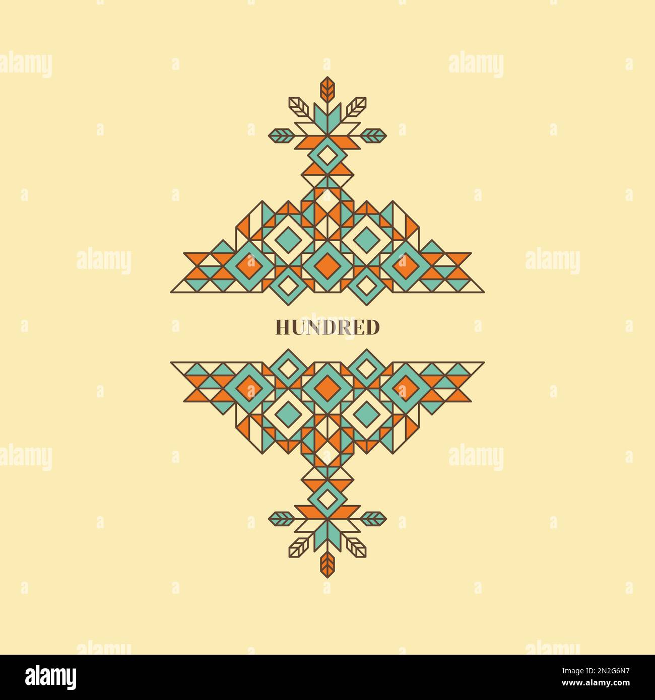 Decorative Element in Retro Style. Vector Calligraphic Template. Line ...