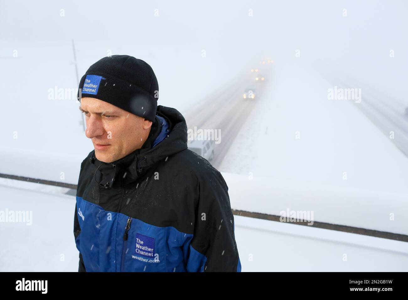 The Weather Channel's on-camera meteorologist Mike Bettes reports on ...