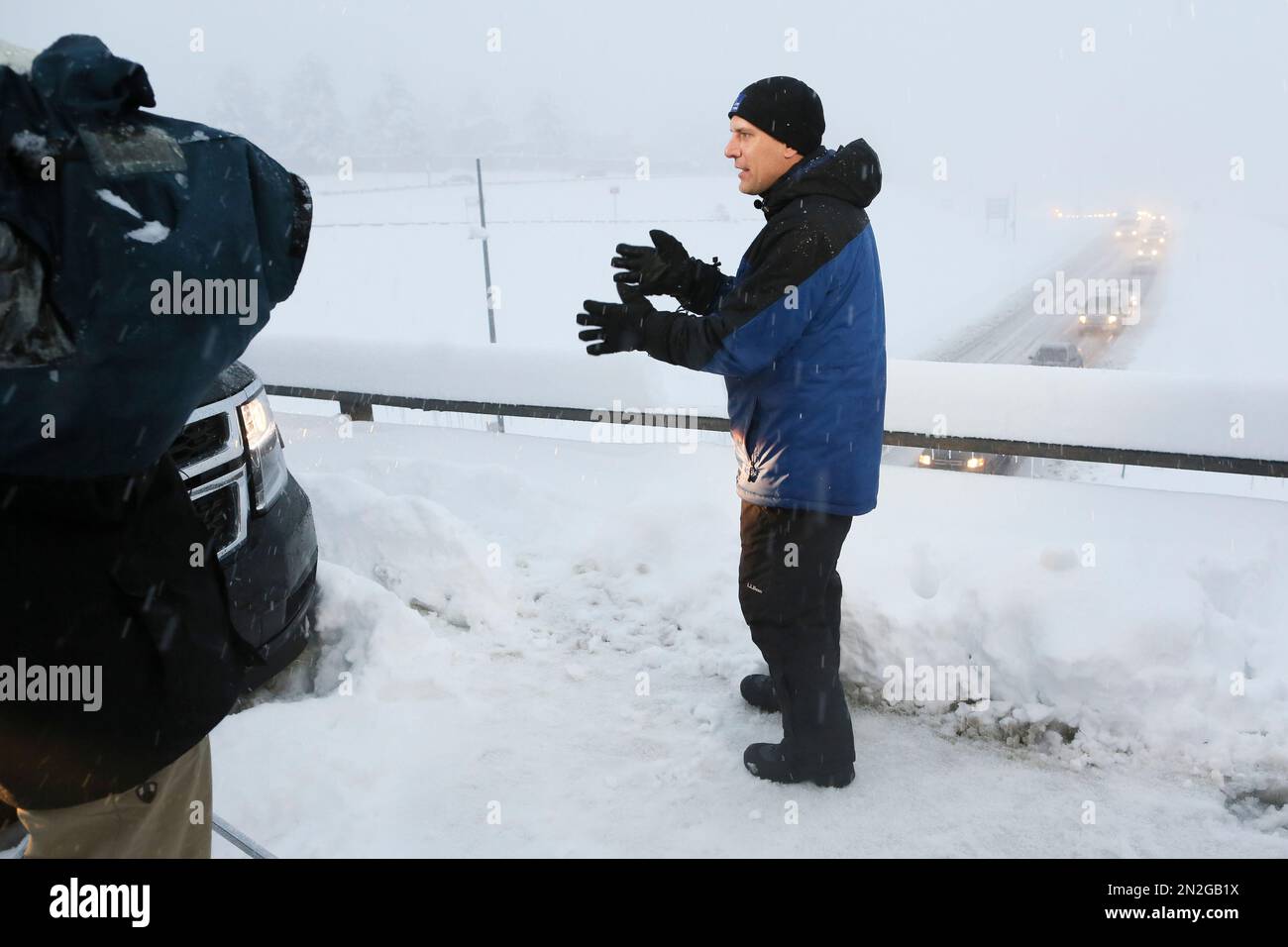 The Weather Channel's on-camera meteorologist Mike Bettes reports on ...