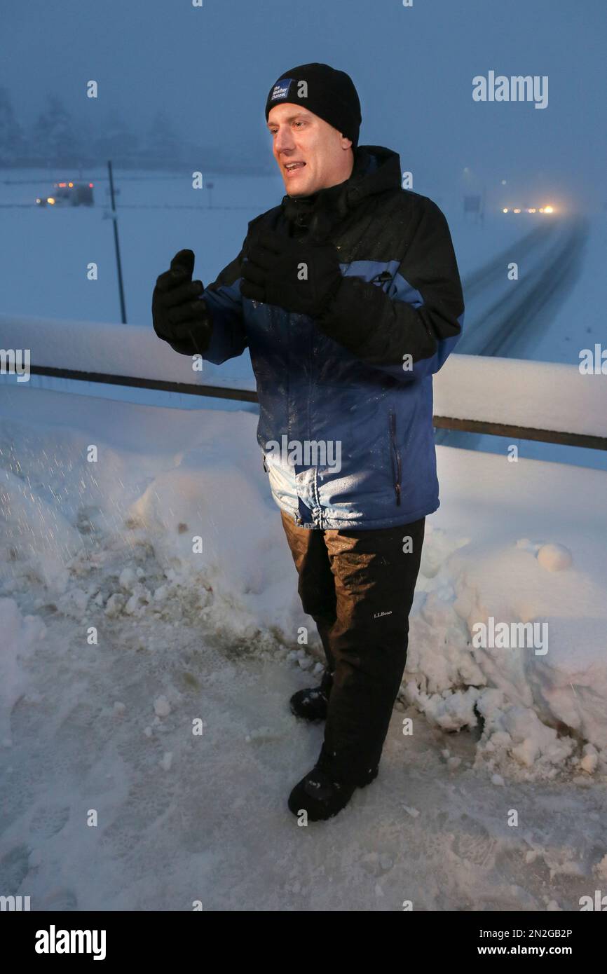 The Weather Channel's on-camera meteorologist Mike Bettes reports on ...