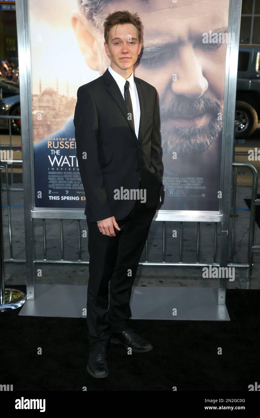 James Fraser arrives at the LA Premiere of "The Water Diviner" at TCL ...