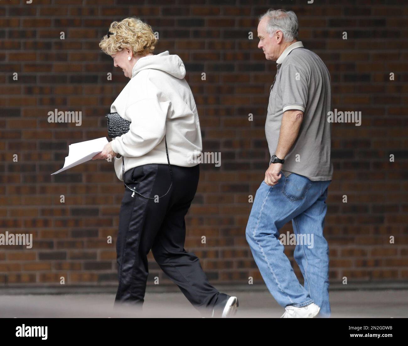 Tom Blair, right, and Jane Blair, left, parents of Alexander E. Blair ...
