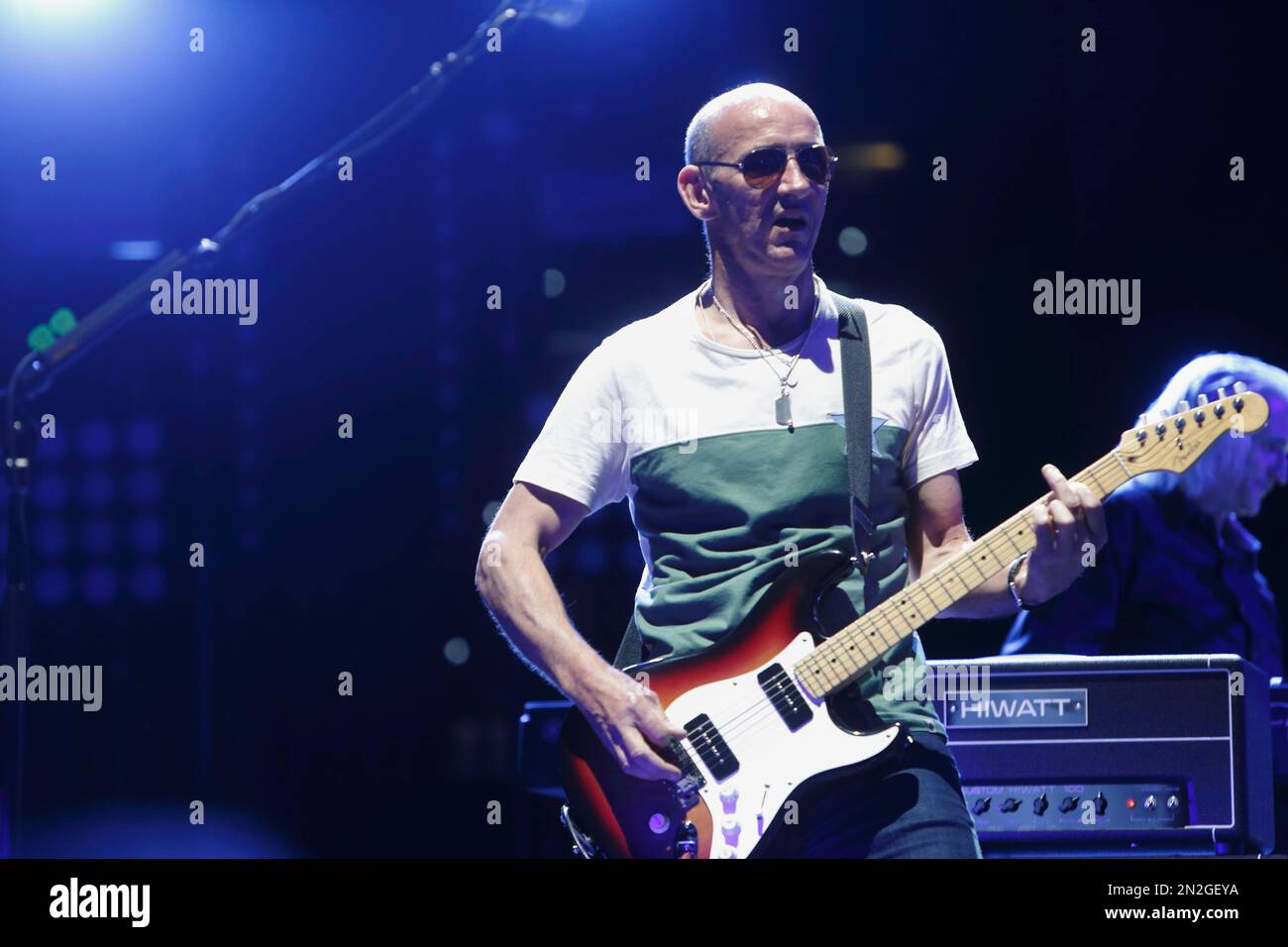 Simon Townshend performs with The Who at the tour opener of The Who ...