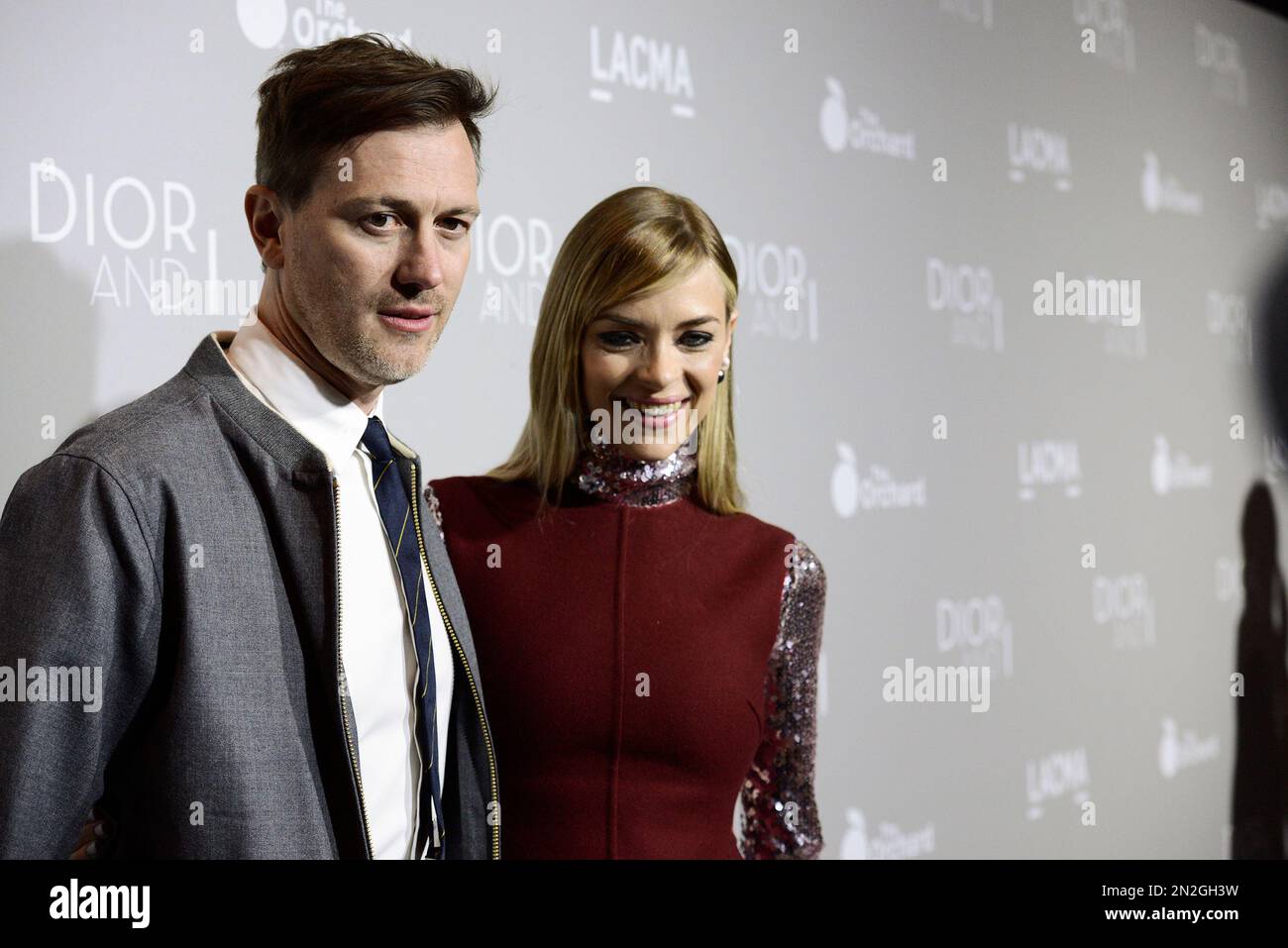 Actress Jaime King, right, and her husband, Kyle Newman attend the Los ...