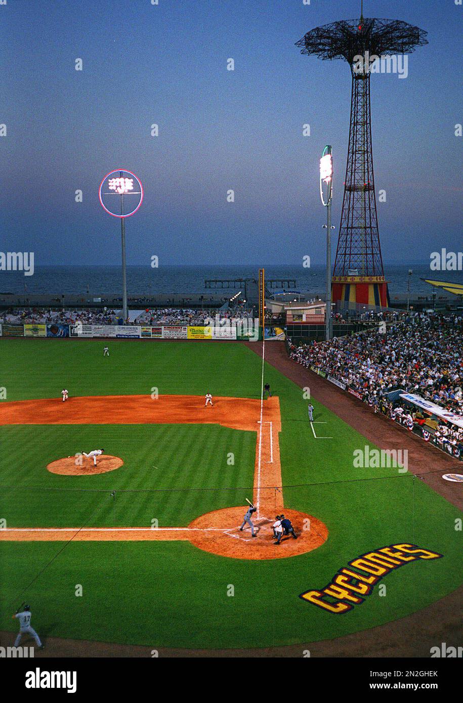 FILE. In this June 25, 2001, file photo, Coney Island parachute jump ...