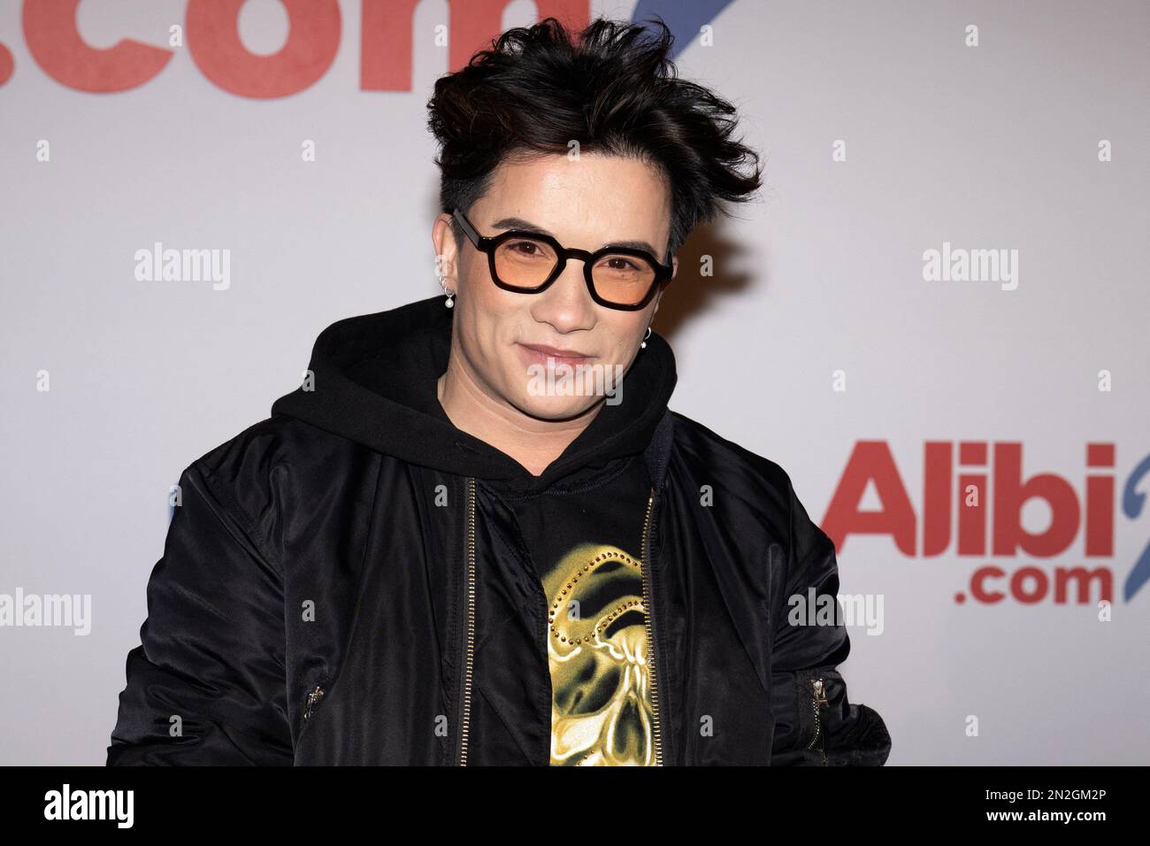 Paris, France. 07/02/2023, Nicolas Waldorf attends the Alibi.com 2 Premiere at the Grand Rex, on ...