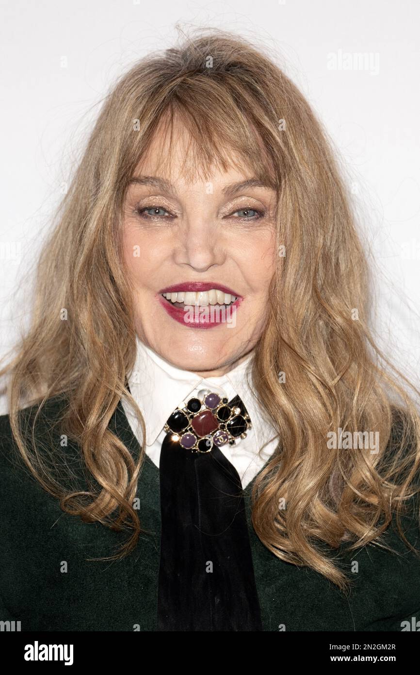 Paris, France. 07/02/2023, Arielle Dombasle attends the Alibi.com 2 ...