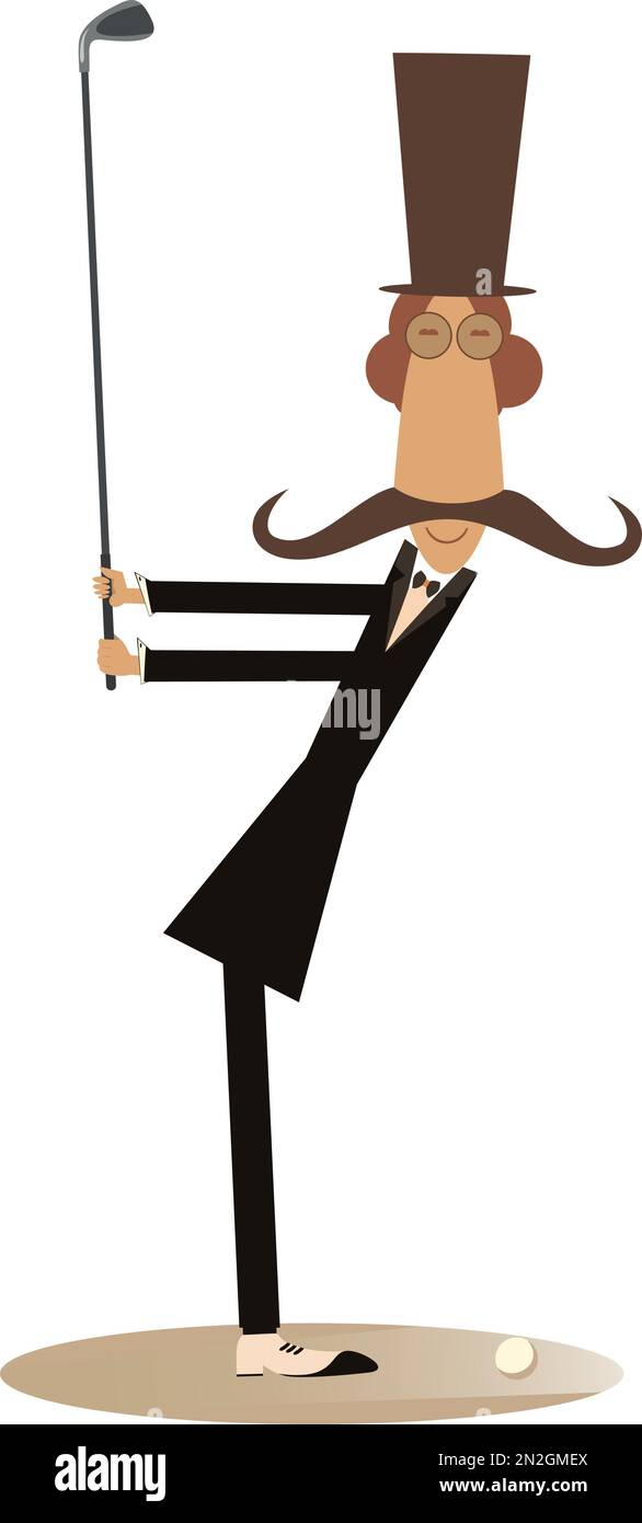 Golf the old course Stock Vector Images - Alamy