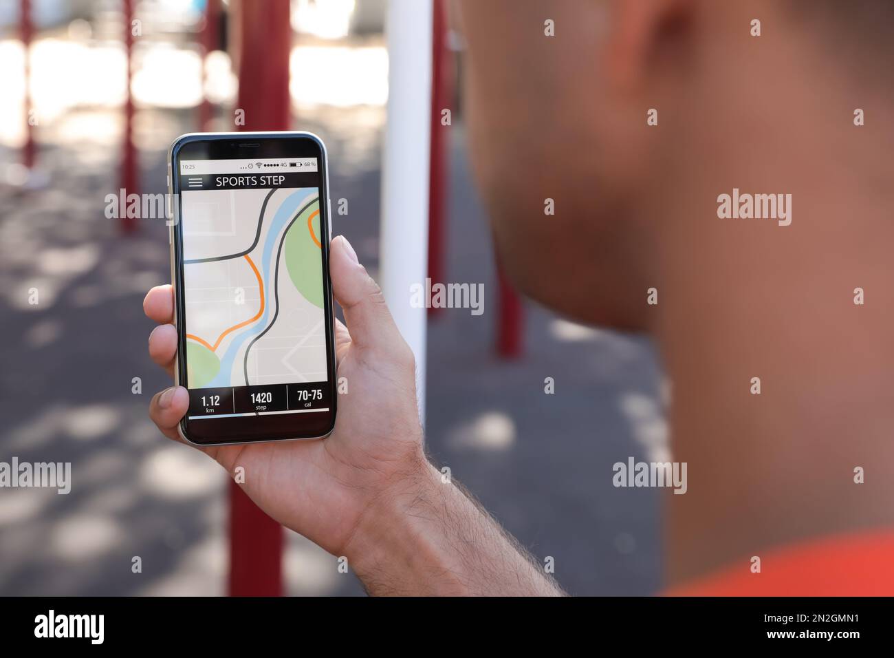Fitness tracker map hi-res stock photography and images - Alamy