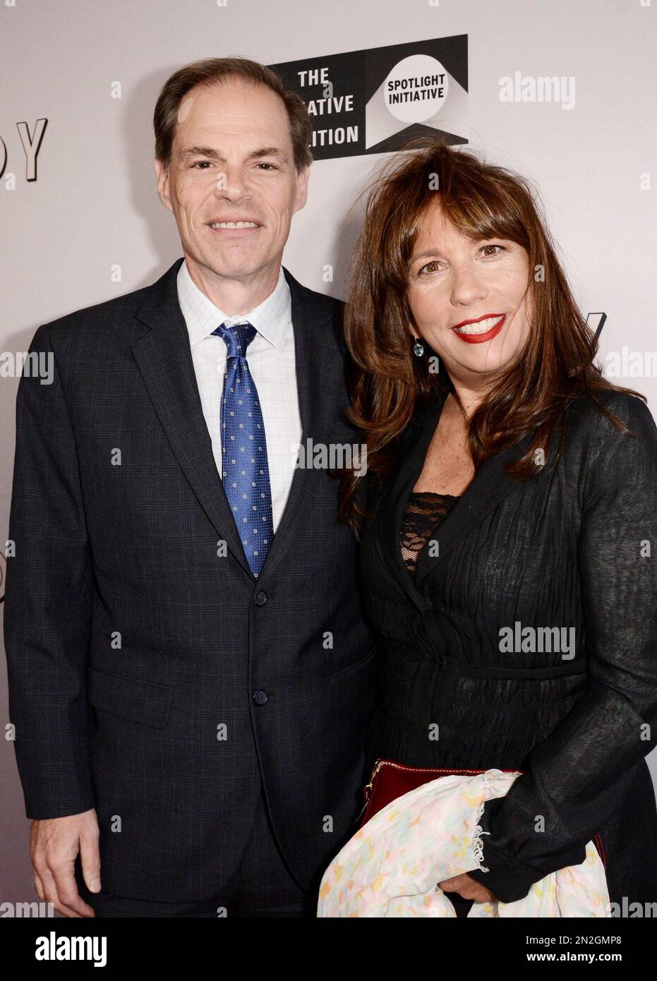 Tom Ortenberg, CEO of Open Road Films and Creative Coalition CEO Robin ...