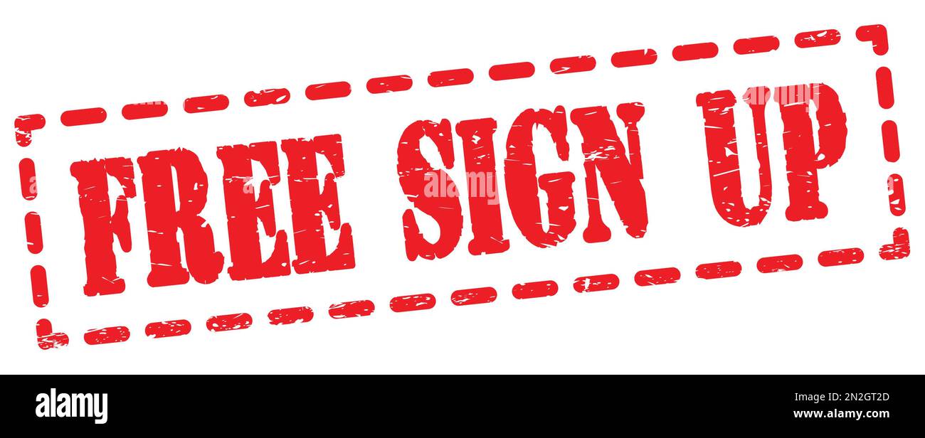 Sign up text written hi-res stock photography and images - Alamy