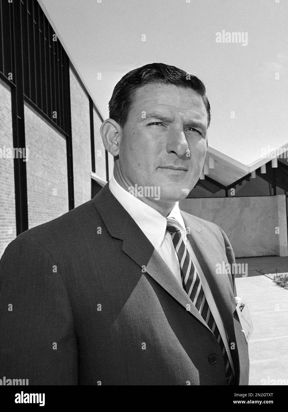 James J. Ling, head of Ling-Temco-Vought Inc., is pictured in 1967. (AP Photo Stock Photo - Alamy