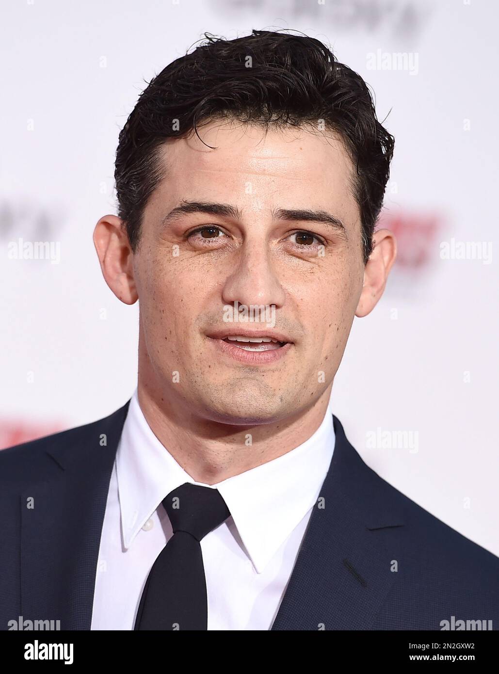 Enver Gjokaj arrives at the Los Angeles premiere of "Avengers: Age Of ...