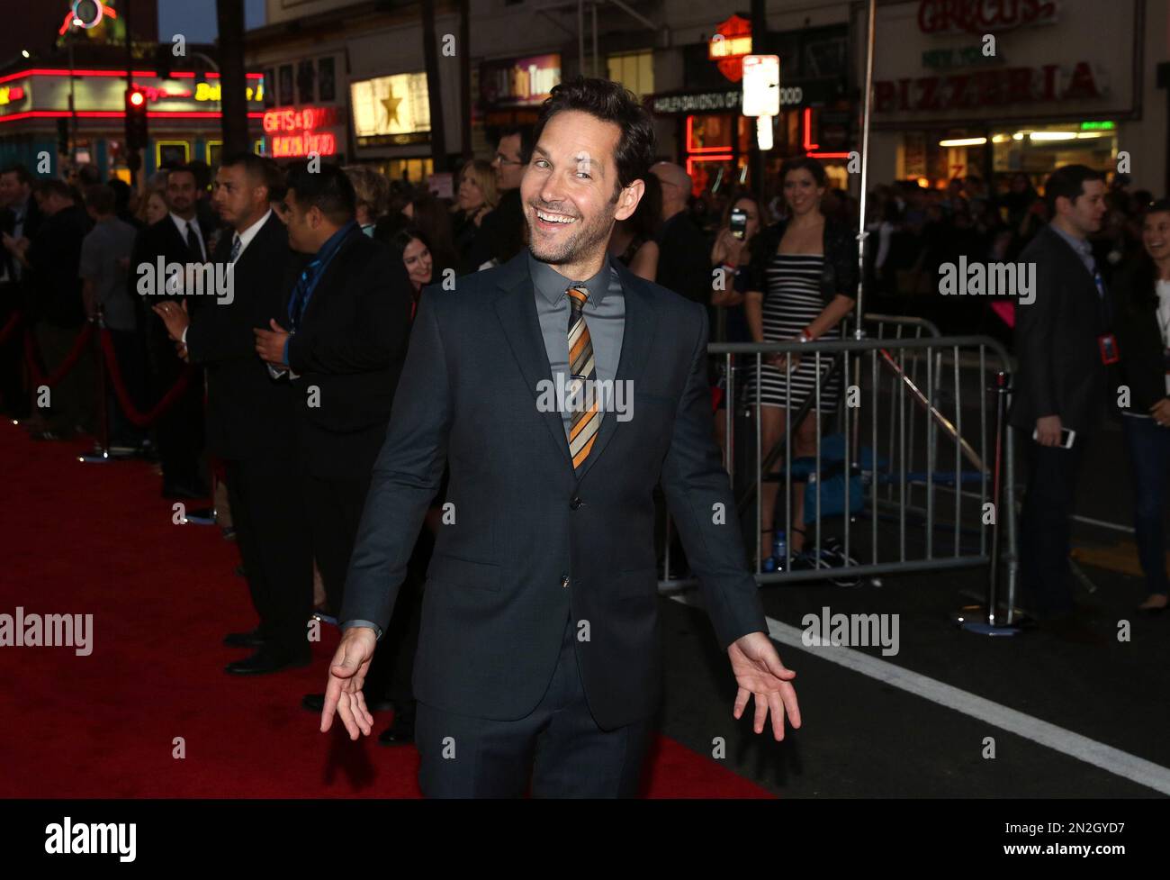 Paul Rudd arrives at the Los Angeles premiere of "Avengers: Age Of ...