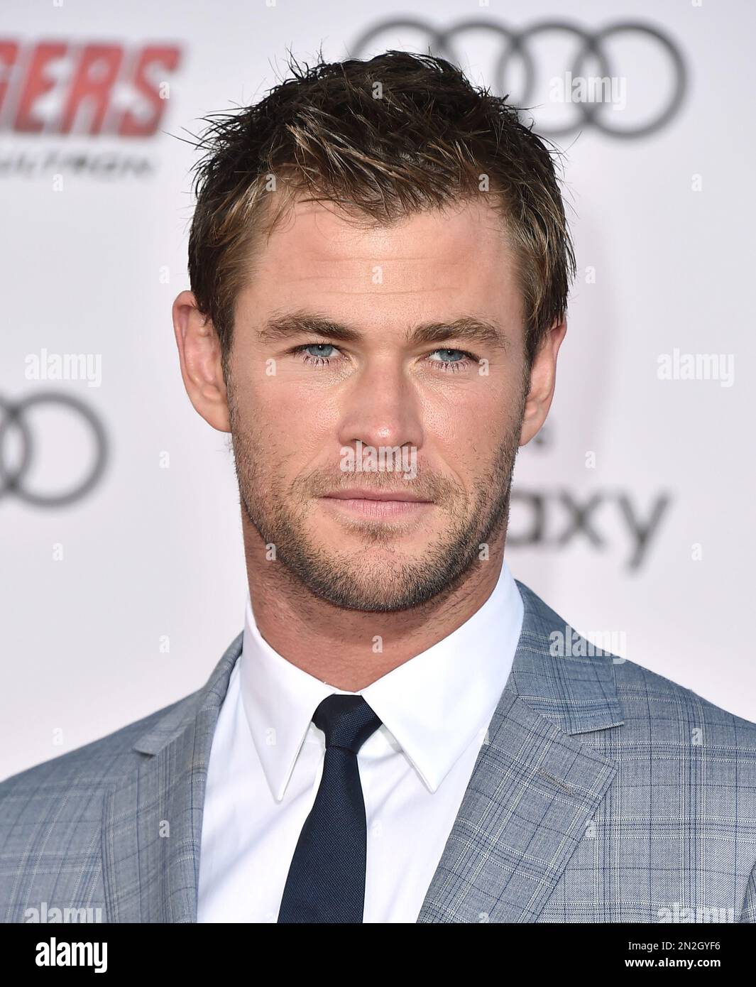 Chris Hemsworth arrives at the Los Angeles premiere of "Avengers: Age ...
