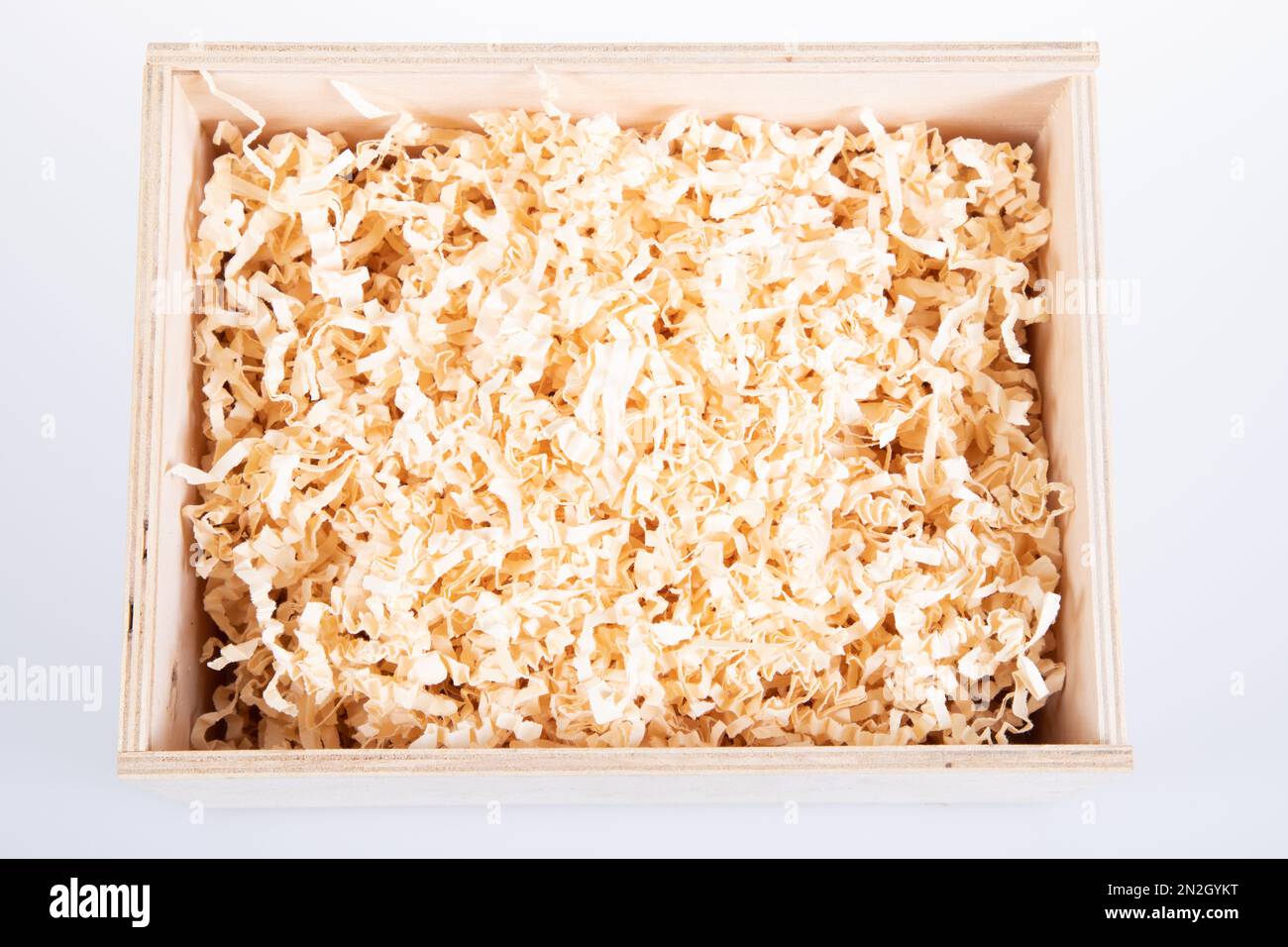 background packing wood shavings chips yellow fiber wooden thin ...