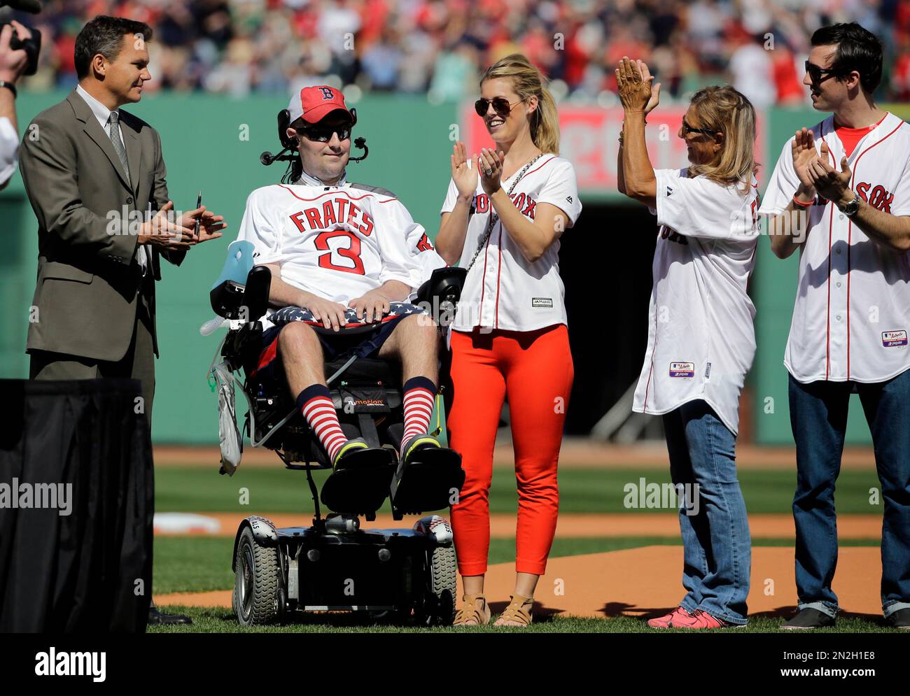 Pete Frates, a former Boston College baseball player stricken with ALS ...