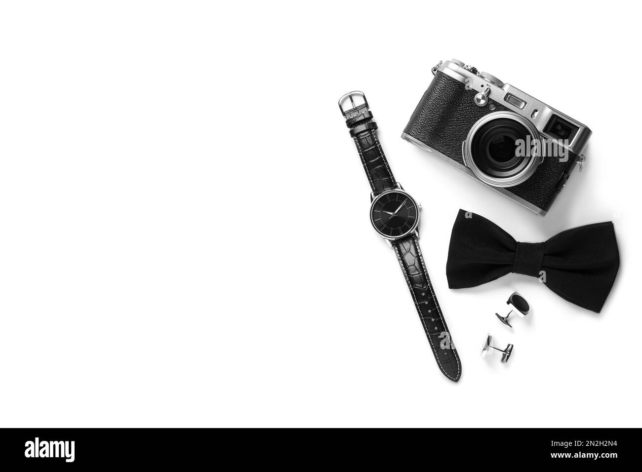 Flat composition man hand Cut Out Stock Images & Pictures - Alamy