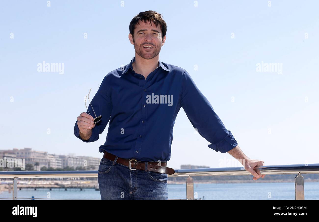 Croatian actor Goran Visnjic poses for photographers during the MIPTV ...