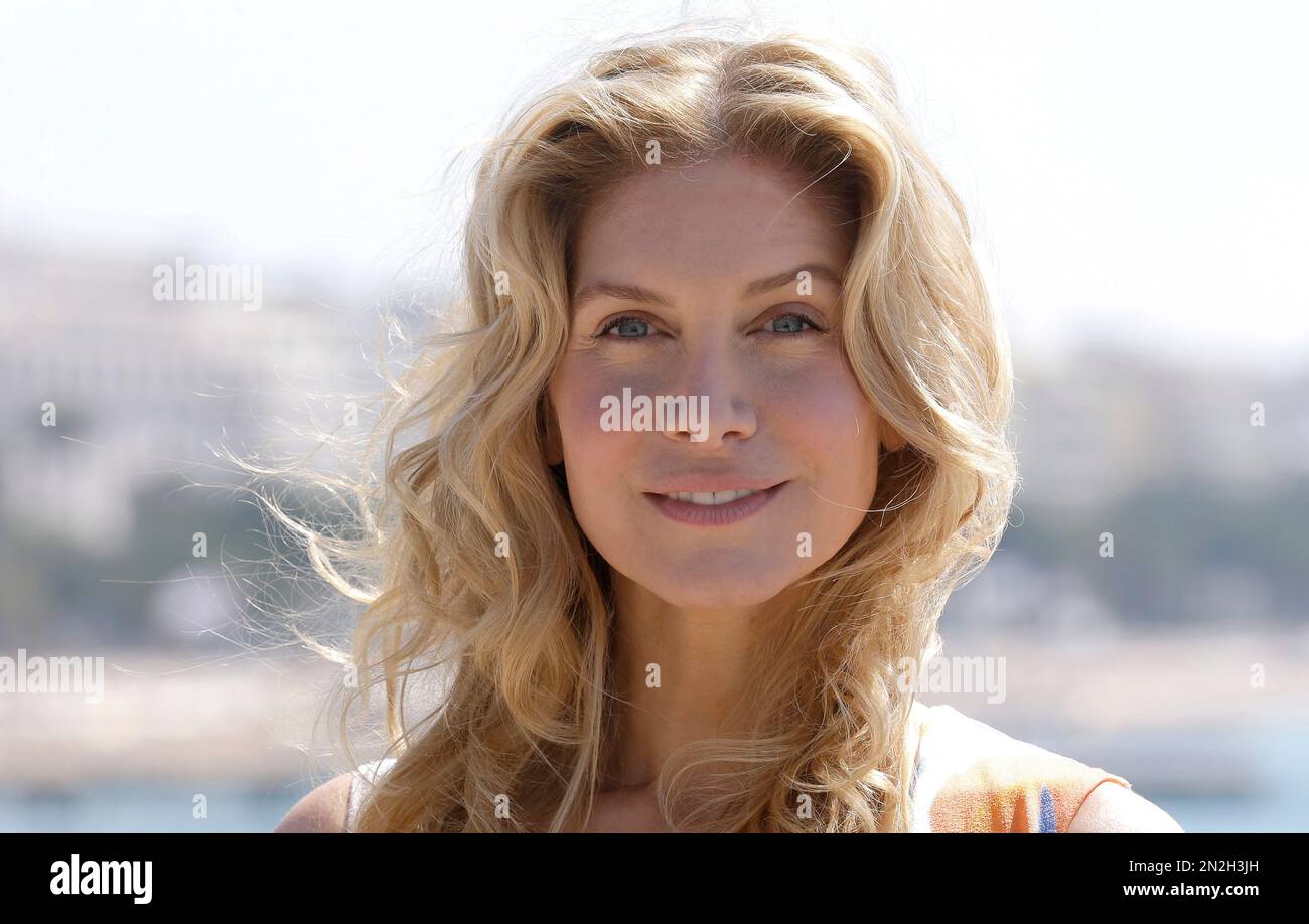 American actress Elizabeth Mitchell poses for photographers during the ...