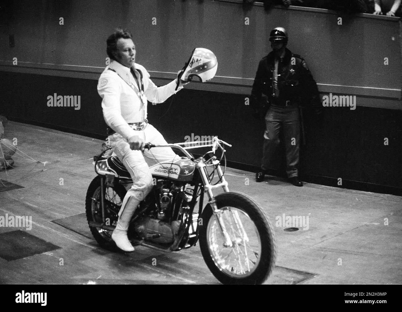 American daredevil, Evel Knievel, who claims he is the king of ...