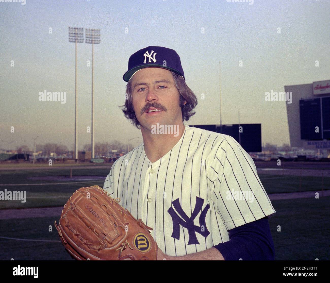 Pitcher Jim "Catfish" Hunter of the New York Yankees is pictured at ...