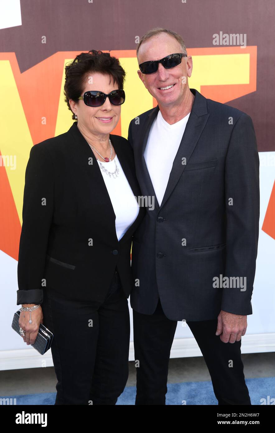 Karen Lancaster, left, and David Lancaster arrive at the MTV Movie ...