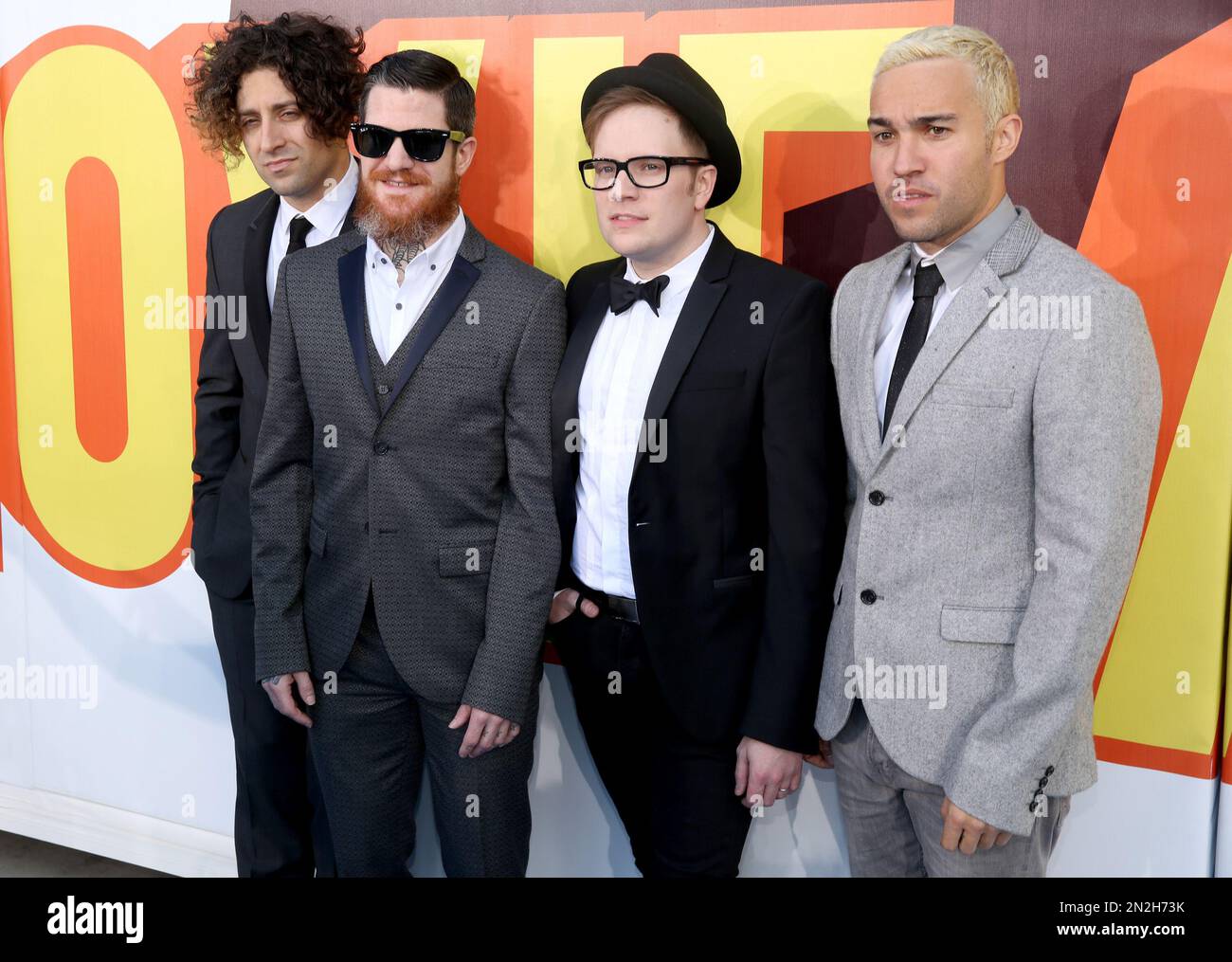 Joe Trohman, from left, Andy Hurley, Patrick Stump and Pete Wentz, of ...