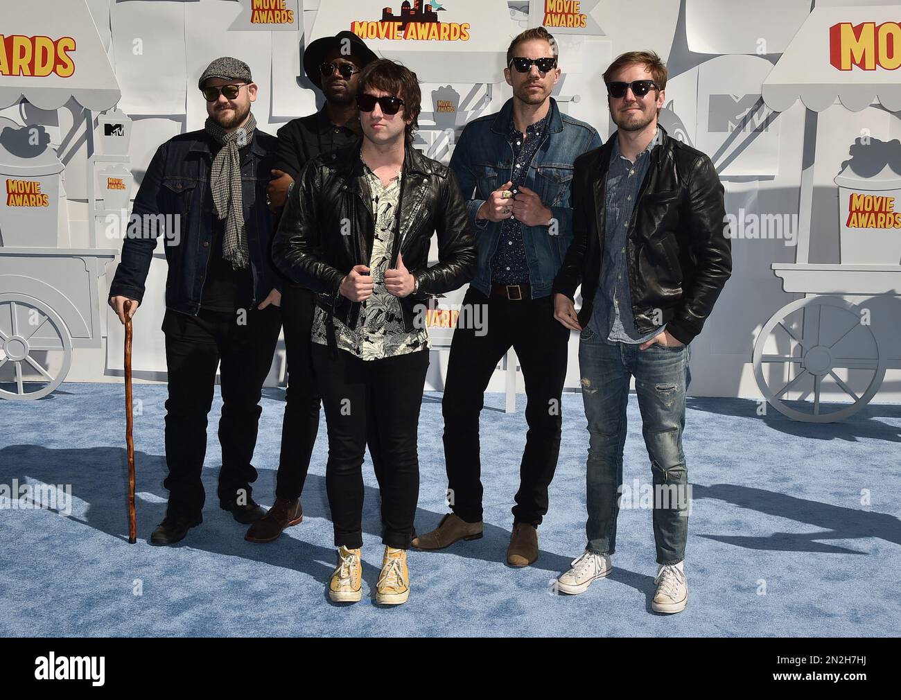 From left, Mike Retondo, De'Mar Hamilton, Tom Higgenson, Tim Lopez and ...