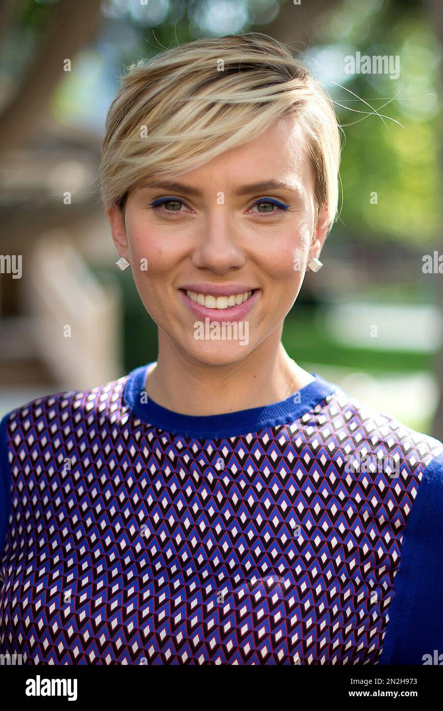 Scarlett Johansson poses during a portrait session for "Avengers: Age ...