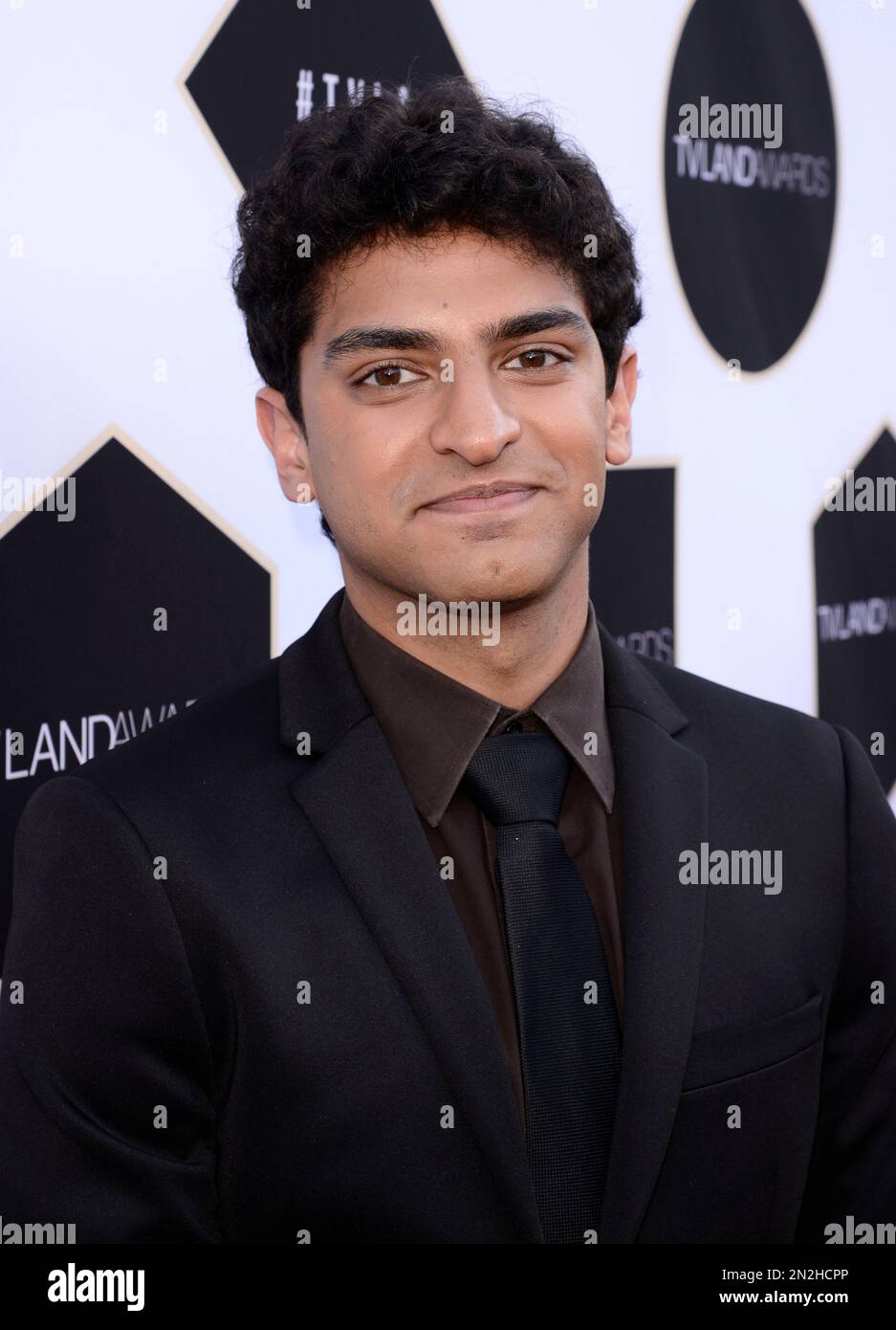 Karan Soni arrives at the TV Land Awards at the Saban Theatre on ...