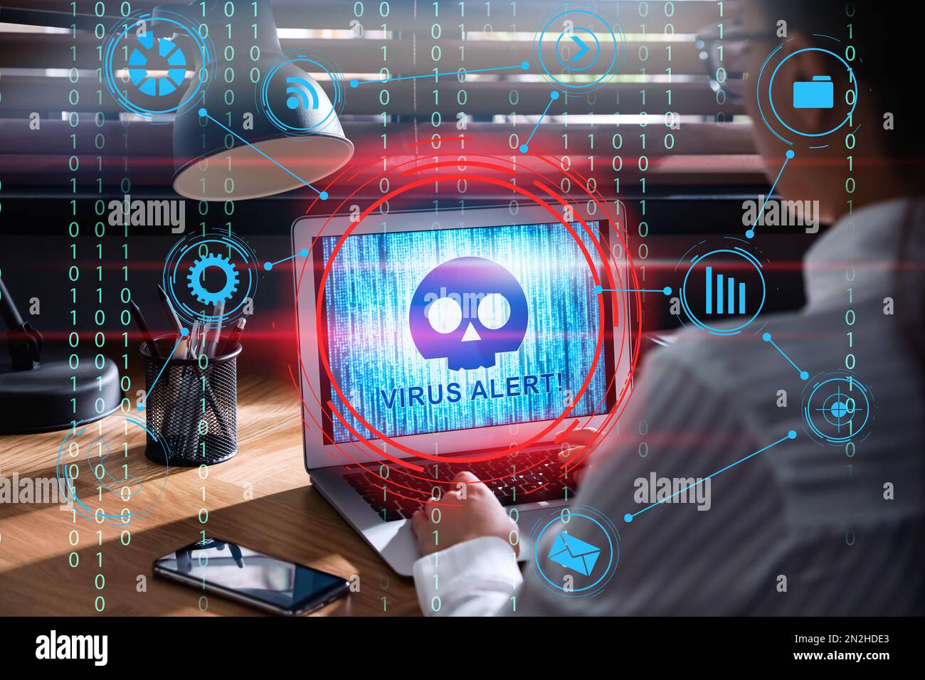 Laptop password error icon hi-res stock photography and images - Alamy